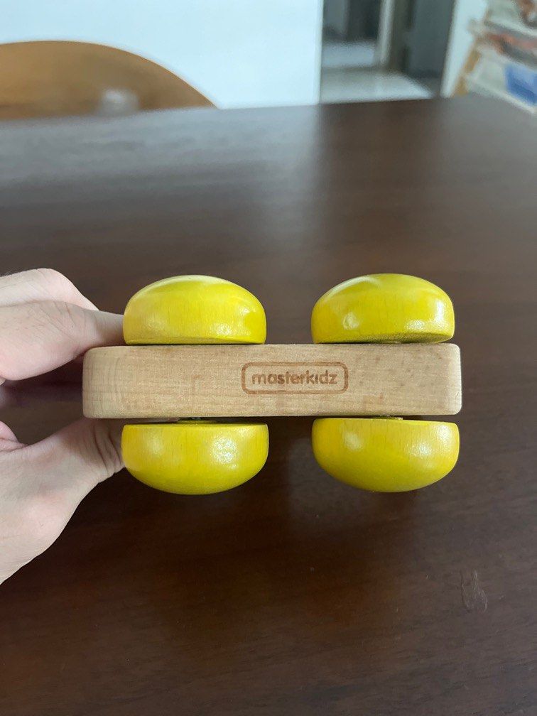 Masterkidz wooden Montessori car toy, Babies & Kids, Infant Playtime on ...