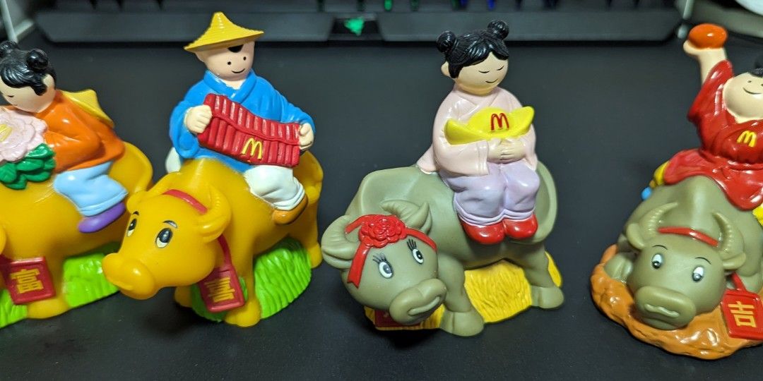 McDonalds CNY 1997 Ox set, Hobbies & Toys, Memorabilia & Collectibles ...