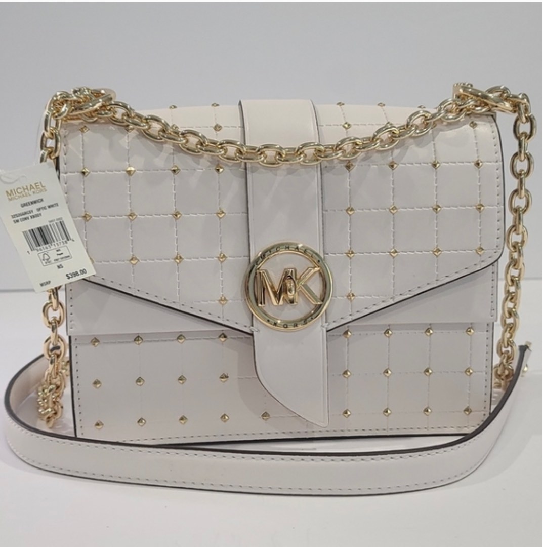 Michael Kors Greenwich Studded Crossbody Bag on Carousell
