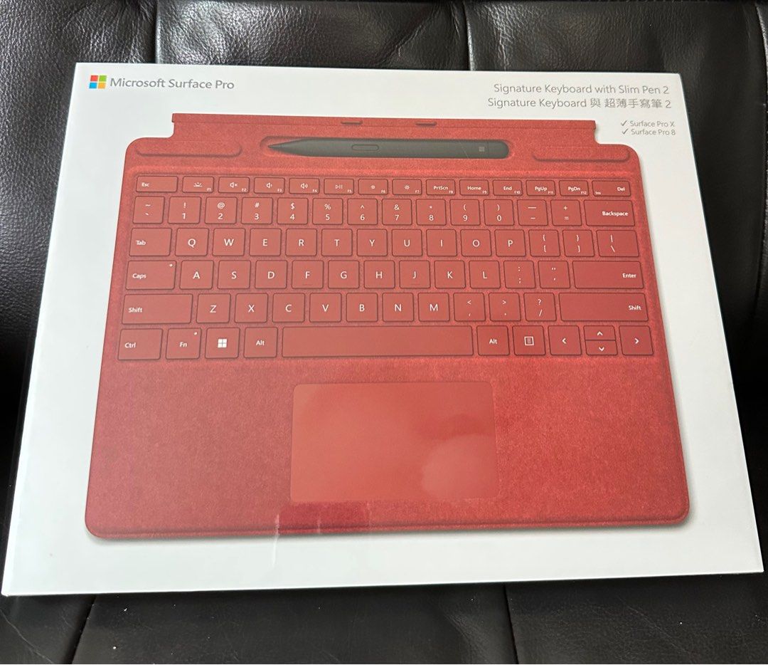 Microsoft Surface Pro 8 + Surface Pro Signature Keyboard - Poppy Red ...