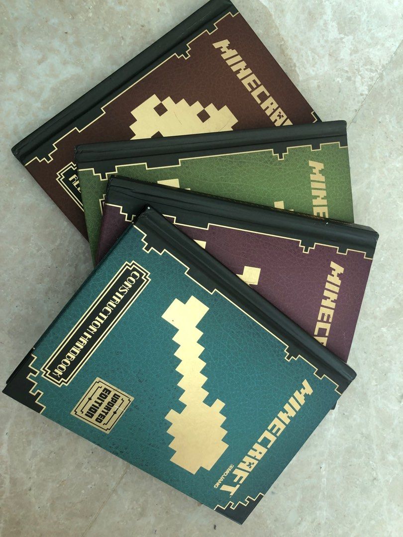 Minecraft Handbooks (Updated Edition) - Full Set, Hobbies & Toys, Books ...