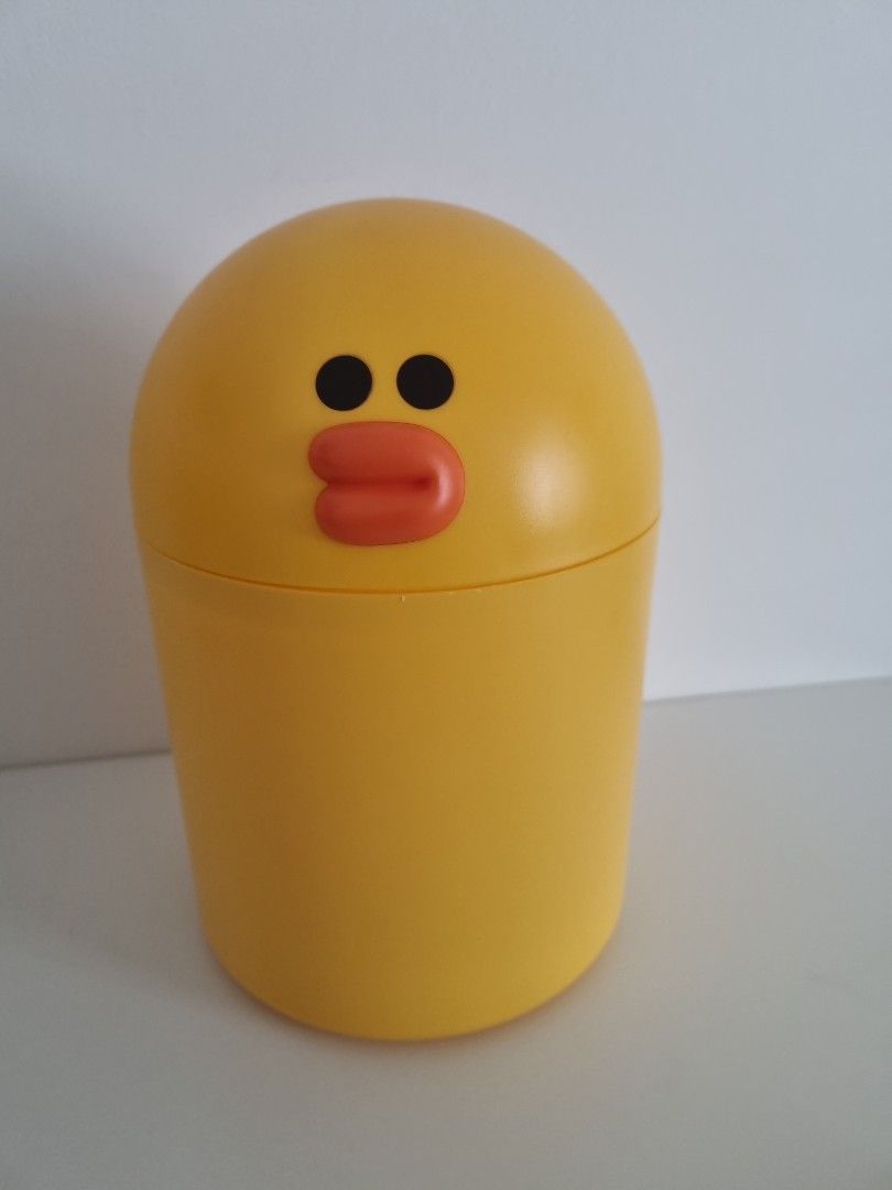 LINE FRIENDS Mini Sally desk dustbin, Furniture & Home Living, Cleaning ...