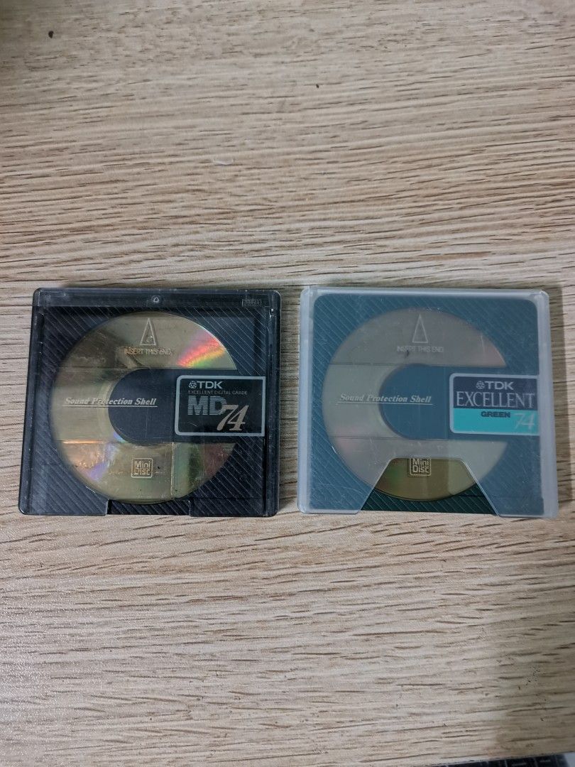 Minidisc TDK MD 74 Blankdisc, Audio, Portable Music Players on Carousell
