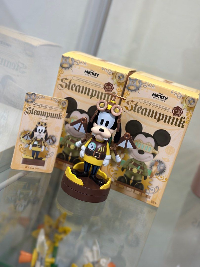 Miniso Mickey Mouse Collection Steampunk Stamp Blind Box, Hobbies ...