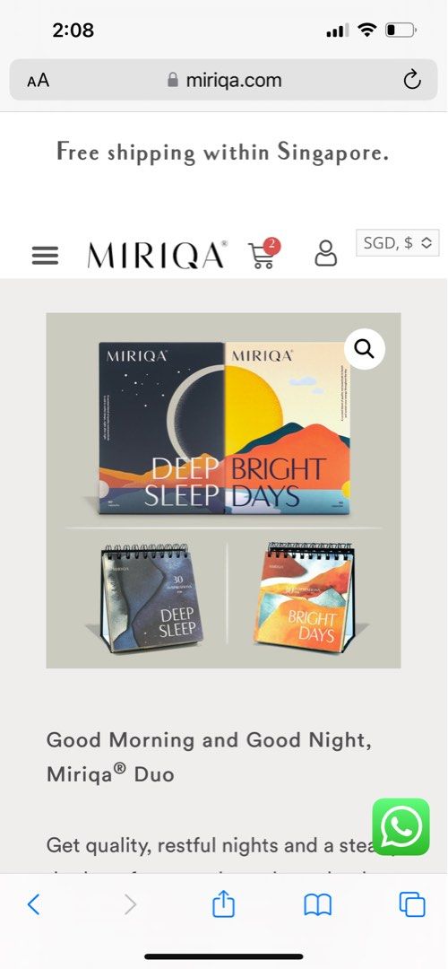 Miriqa Bright Days Deep Sleep Nutrition Supplement, Health & Nutrition, Health Supplements ...