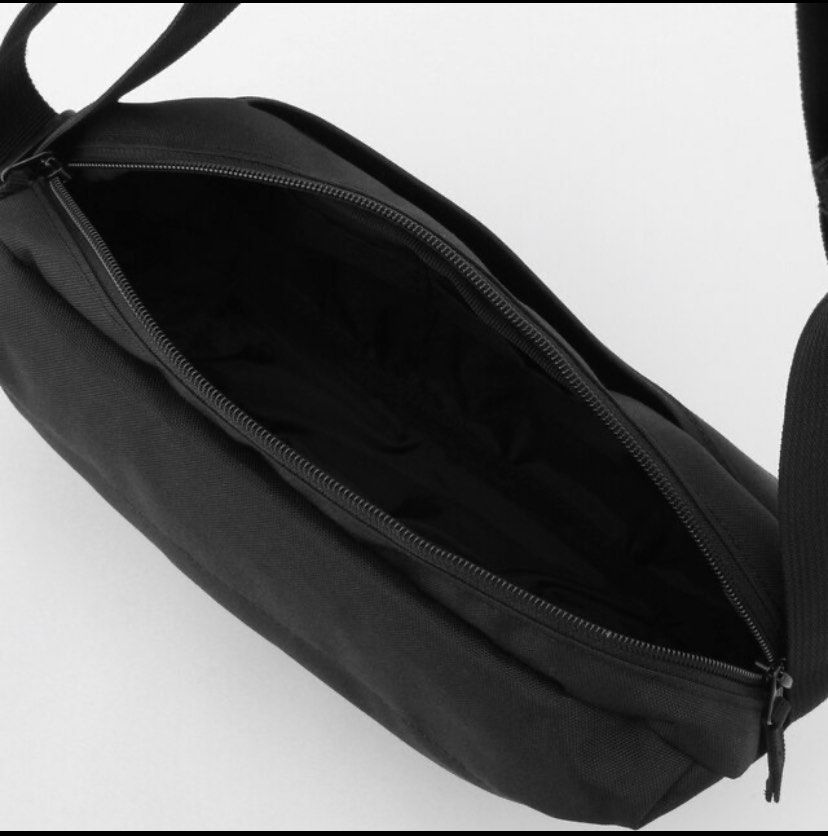 Muji black mini shoulder bag, Men's Fashion, Bags, Sling Bags on Carousell