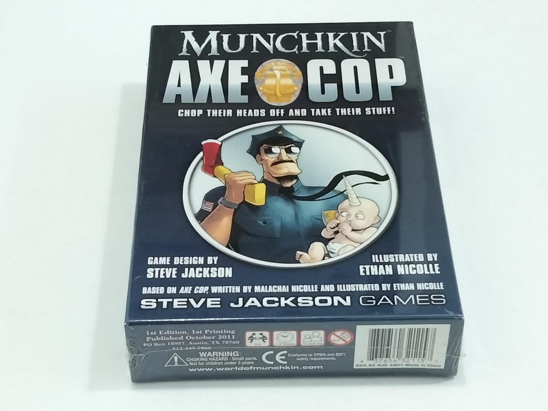 Munchkin Axe Cop, Hobbies & Toys, Toys & Games on Carousell