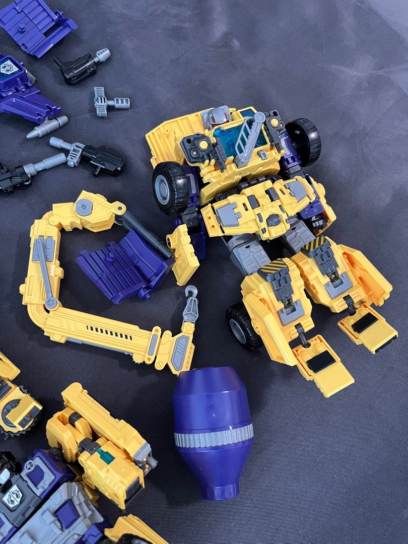 NBK devastator constructicons transformers TF construction yellow spare ...