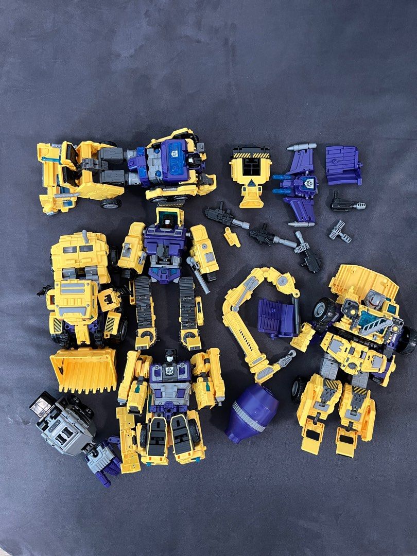 NBK devastator constructicons transformers TF construction yellow spare ...