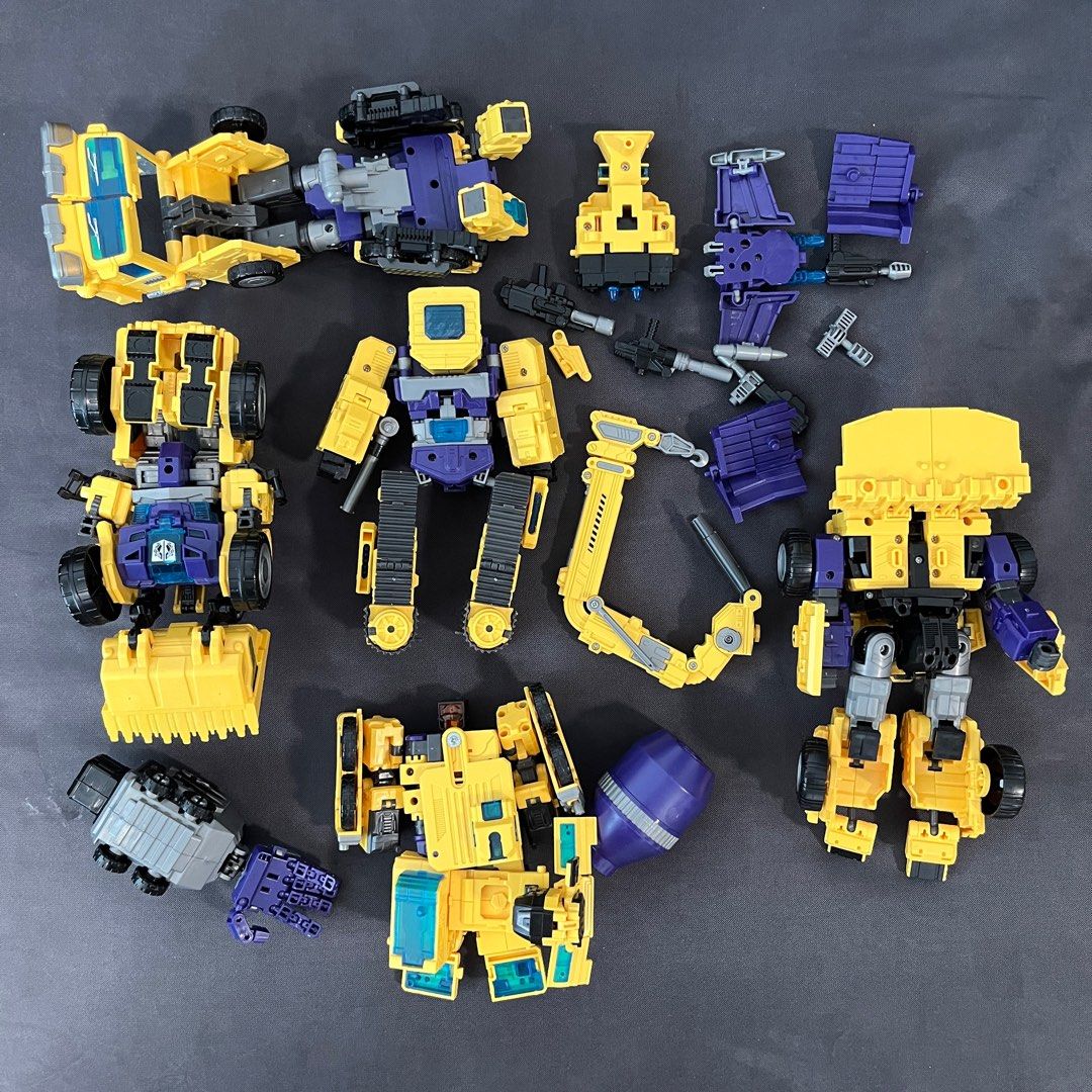 NBK devastator constructicons transformers TF construction yellow spare ...