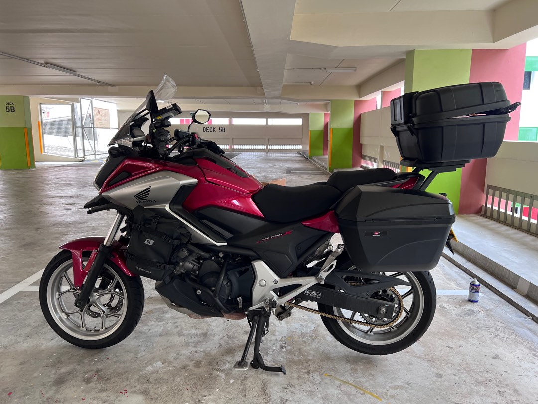 NC750X Plastic Side Case, Motorcycles, Motorcycle Accessories on Carousell