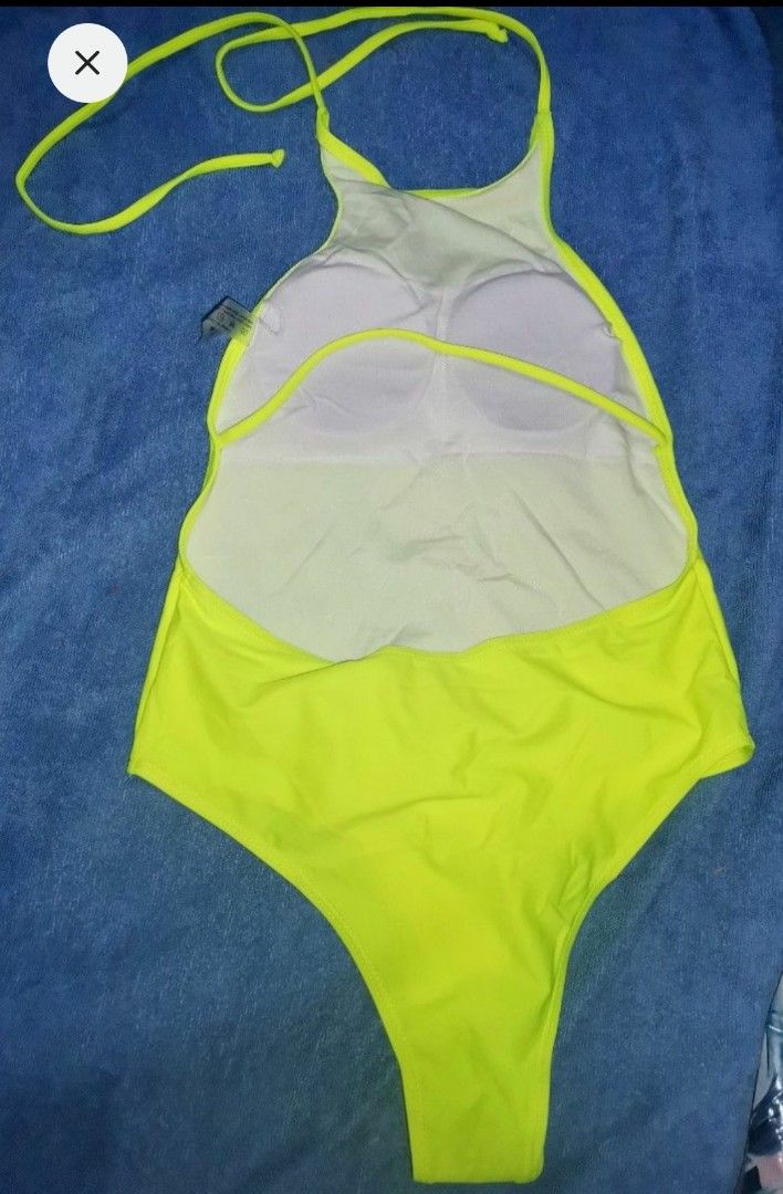 Neon Swimsuit/Neon One piece/Halter One piece on Carousell