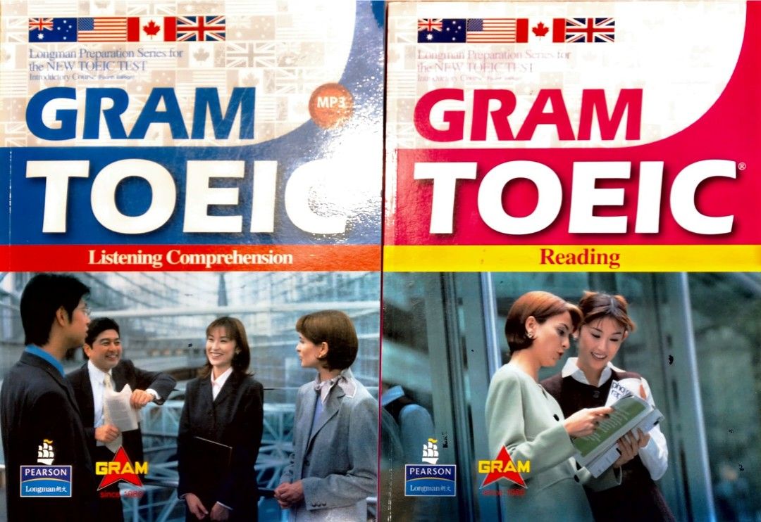 New Toeic 新多益 聽力+閱讀 附光碟CD, 書籍、休閒與玩具, 書本及雜誌, 教科書、參考書在旋轉拍賣