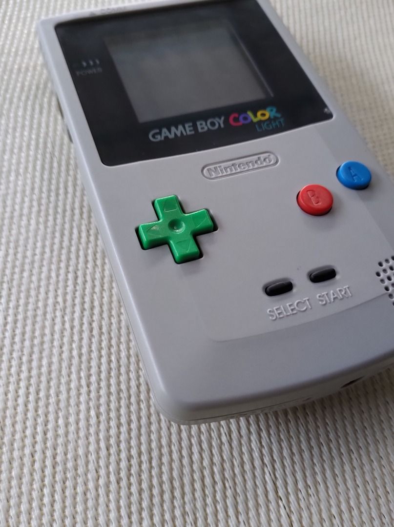 Nintendo Game Boy Color IPS Screen Mod Custom Grey with Free Gift ...