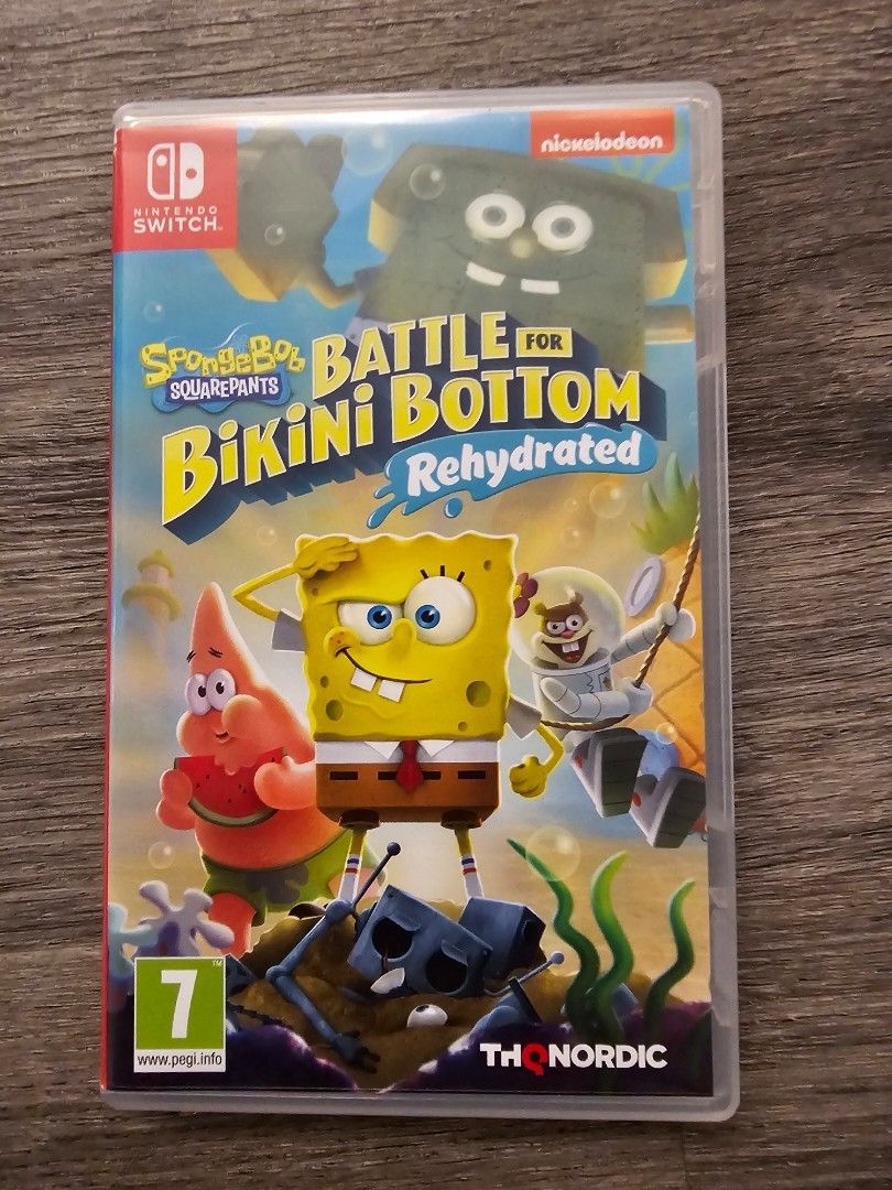 Nintendo Switch Spongebob, Video Gaming, Video Games, Nintendo on Carousell