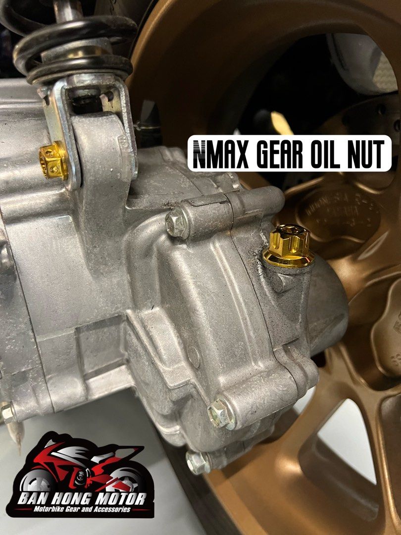 Nmax gear oil nut /nmax screw / nmax clip /nmax caliper screw ...
