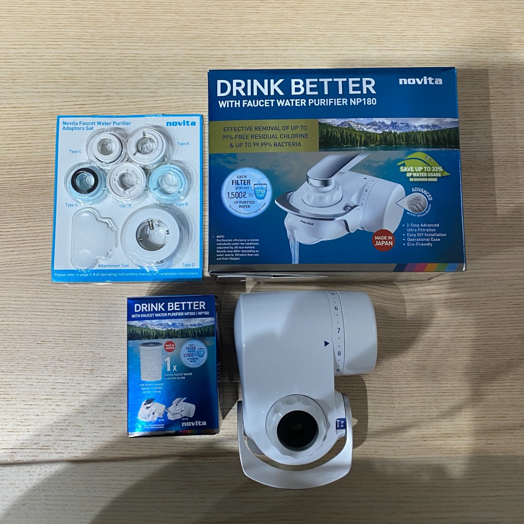 Novita Faucet Water Purifier NP180 with Filter, TV & Home Appliances ...