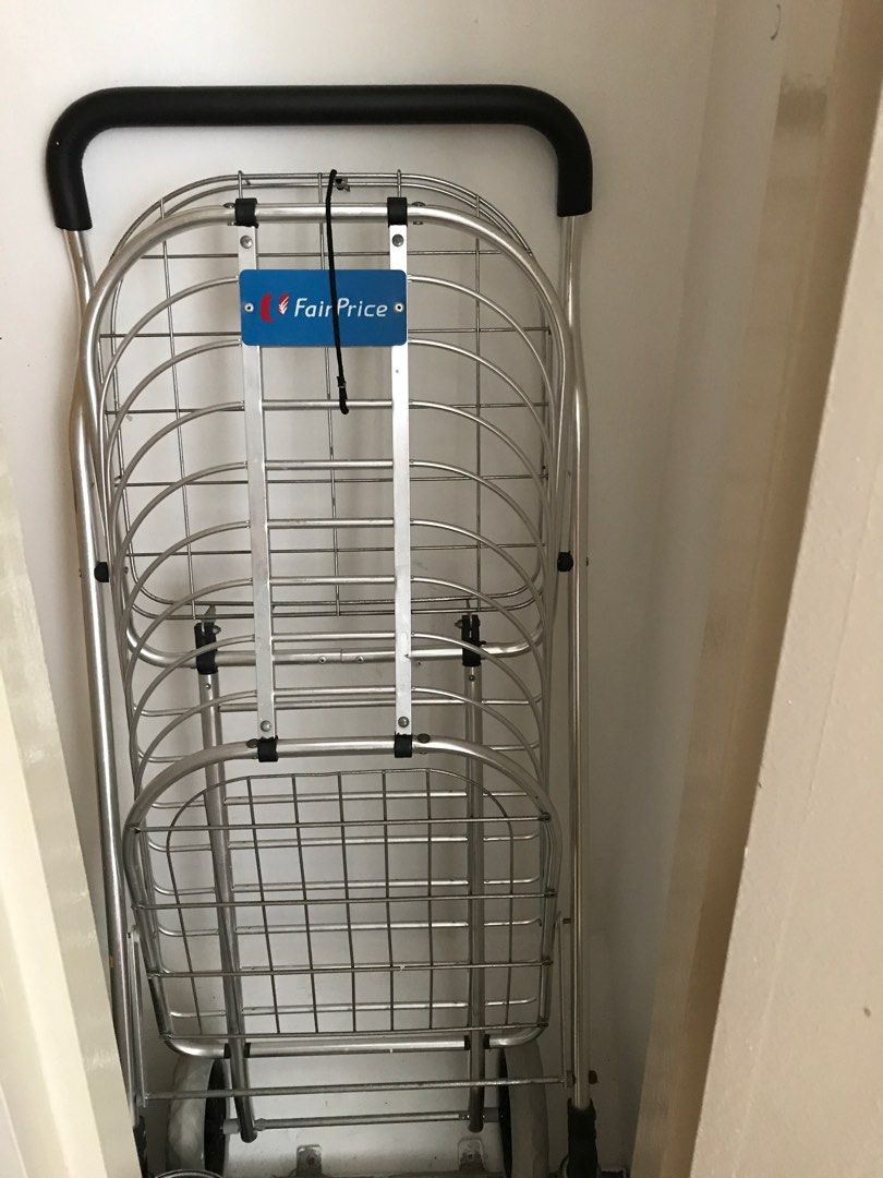 NTUC Shopping Trolley, Furniture & Home Living, Furniture, Other Home ...