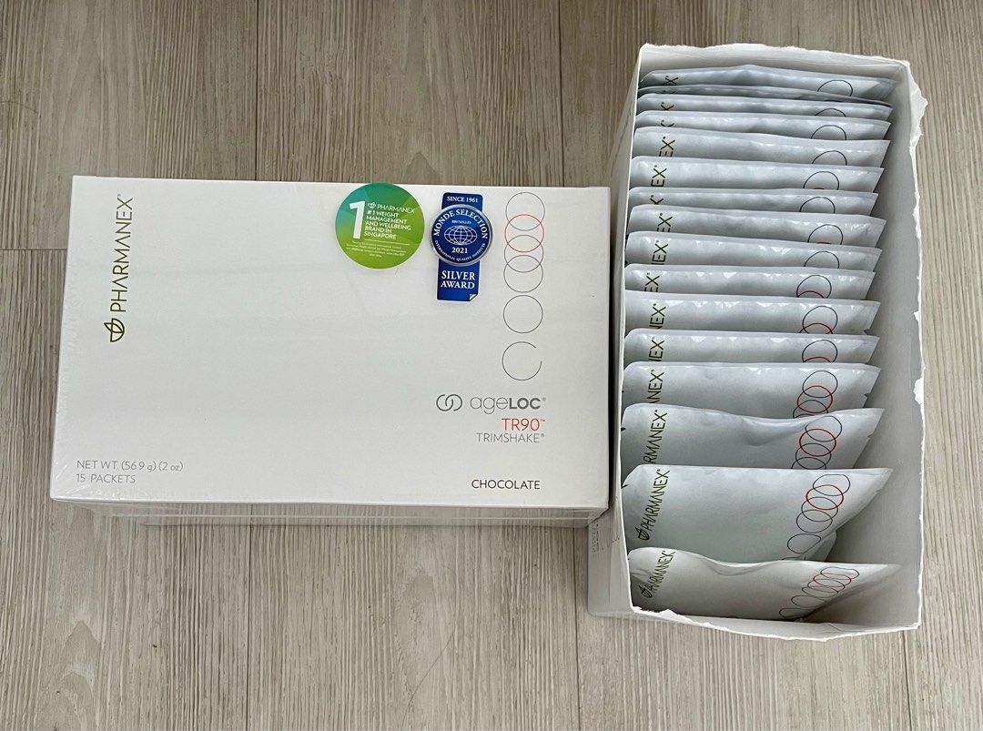 NUSKIN Ageloc TR90 Trimshake (chocolate), Health & Nutrition, Health ...