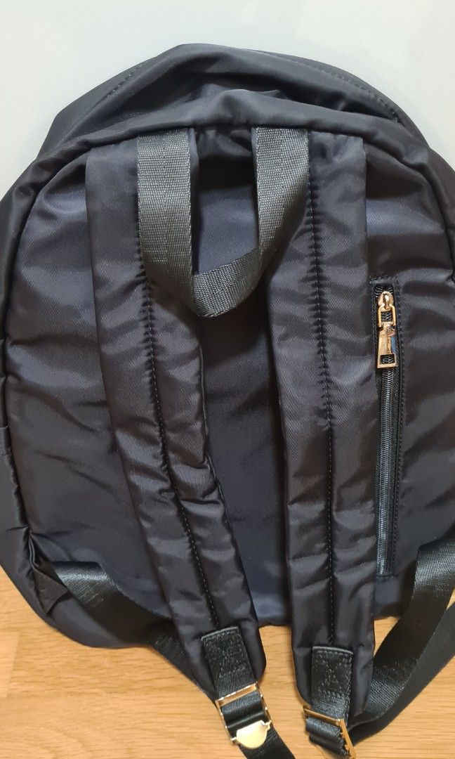 Nylon Black Haversack/Backpack, Women's Fashion, Bags & Wallets ...