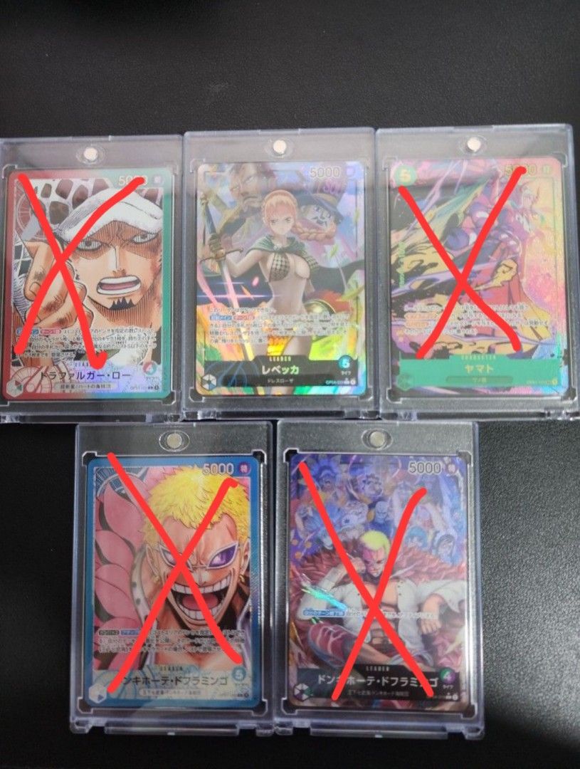 [Left OP04 Rebecca Leader] ONE PIECE CARD GAME OP-01 and OP-04 AA, Hobbies & Toys, Toys & Games ...