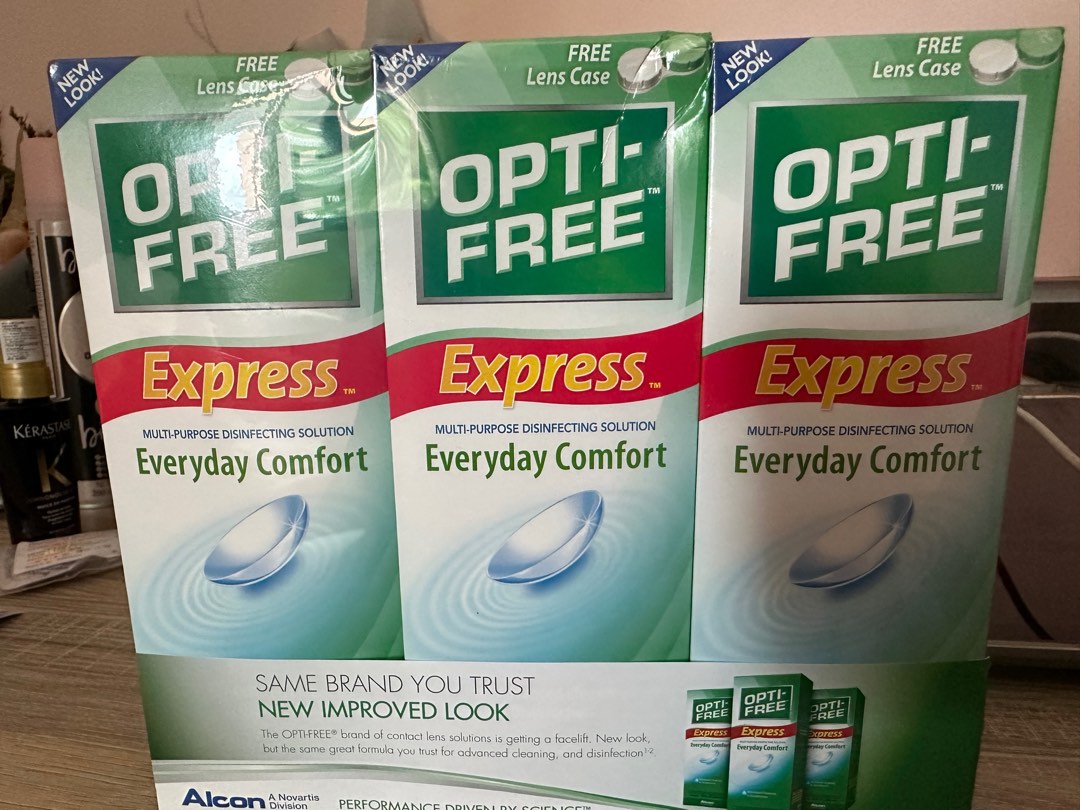 Opti-free Express contacts solution, Beauty & Personal Care, Vision ...