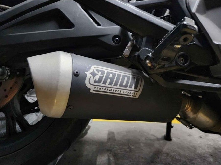 Orion muffler exhaust original, Motorbikes, Motorbike Parts ...