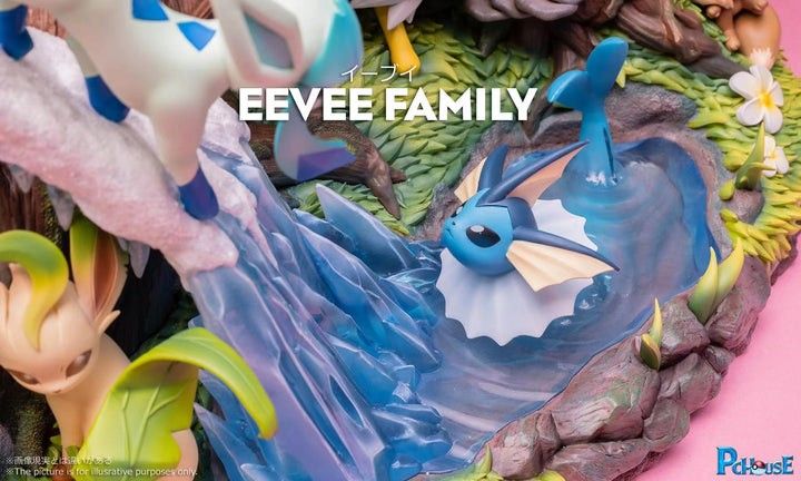 [Overseas Stock] Pokemon PC House Studio Eevee Family Eeeveelutions ...