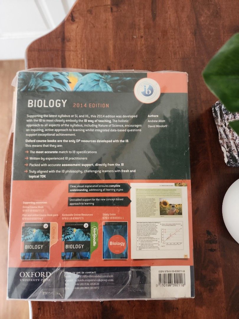 OXFORD IB DIPLOMA PROGRAMME BIOLOGY, Hobbies & Toys, Books & Magazines ...