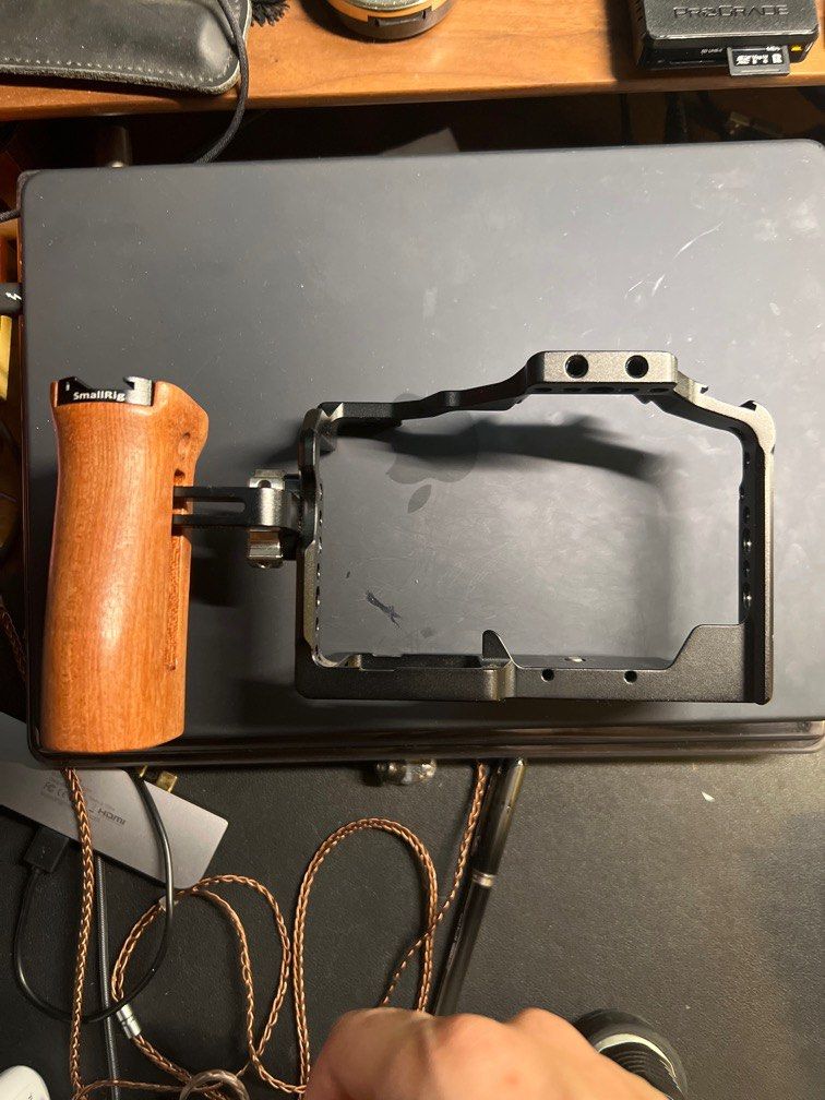 Panasonic GH5 Small Rig With Wooden NATO Side Handle, Photography ...