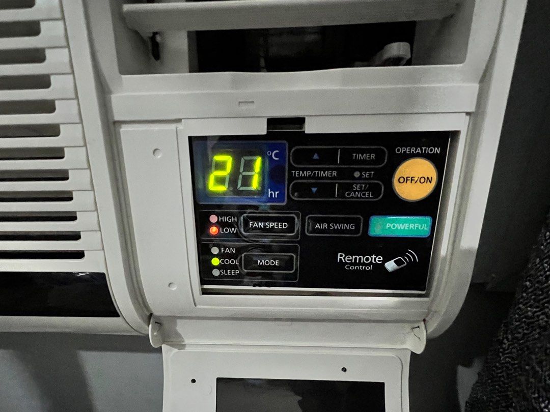 Panasonic Window Type Aircon, TV & Home Appliances, Air Conditioning ...