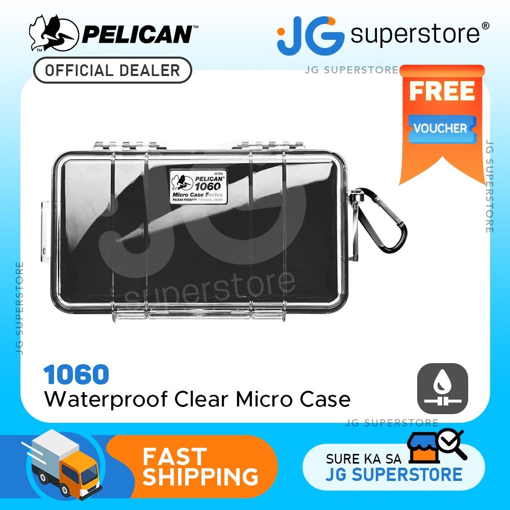 Pelican Micro Case (Colored Liner with Clear Cover) IP67 Watertight ...