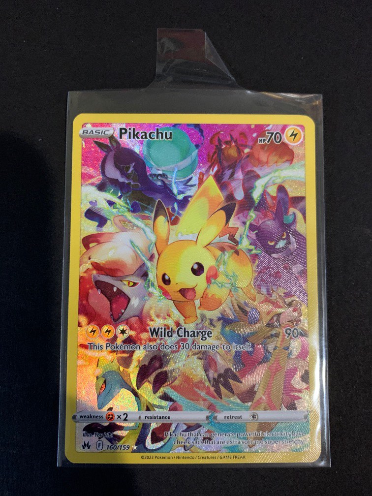 Pikachu crown zenith, Hobbies & Toys, Toys & Games on Carousell