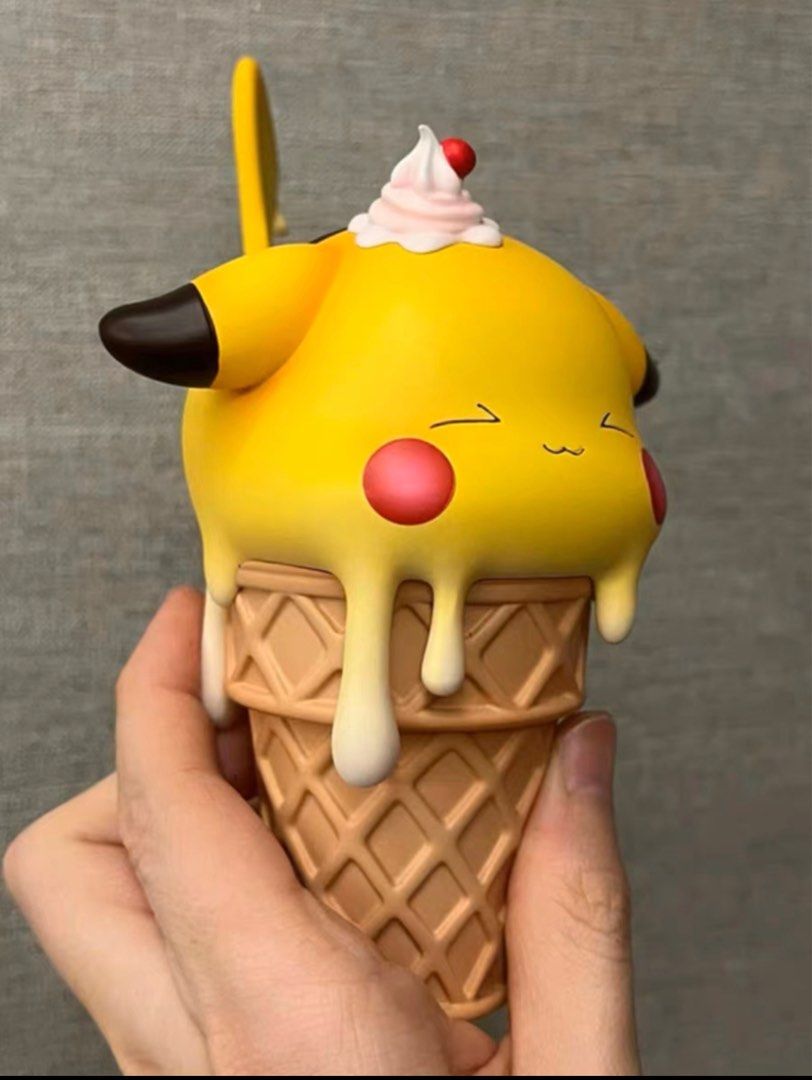 [PO] Cute Pokemon Pikachu Ice Cream Figurine, Hobbies & Toys, Toys ...