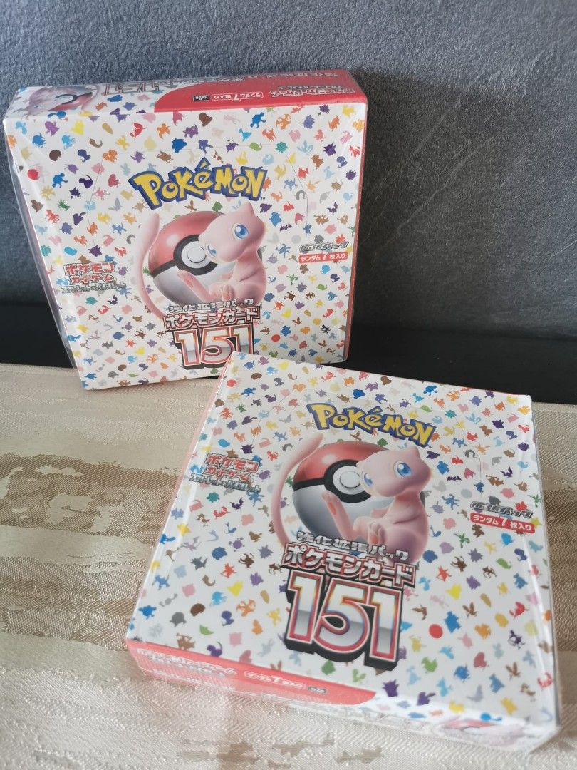 Pokemon 151 Booster Boxes, Hobbies & Toys, Toys & Games on Carousell