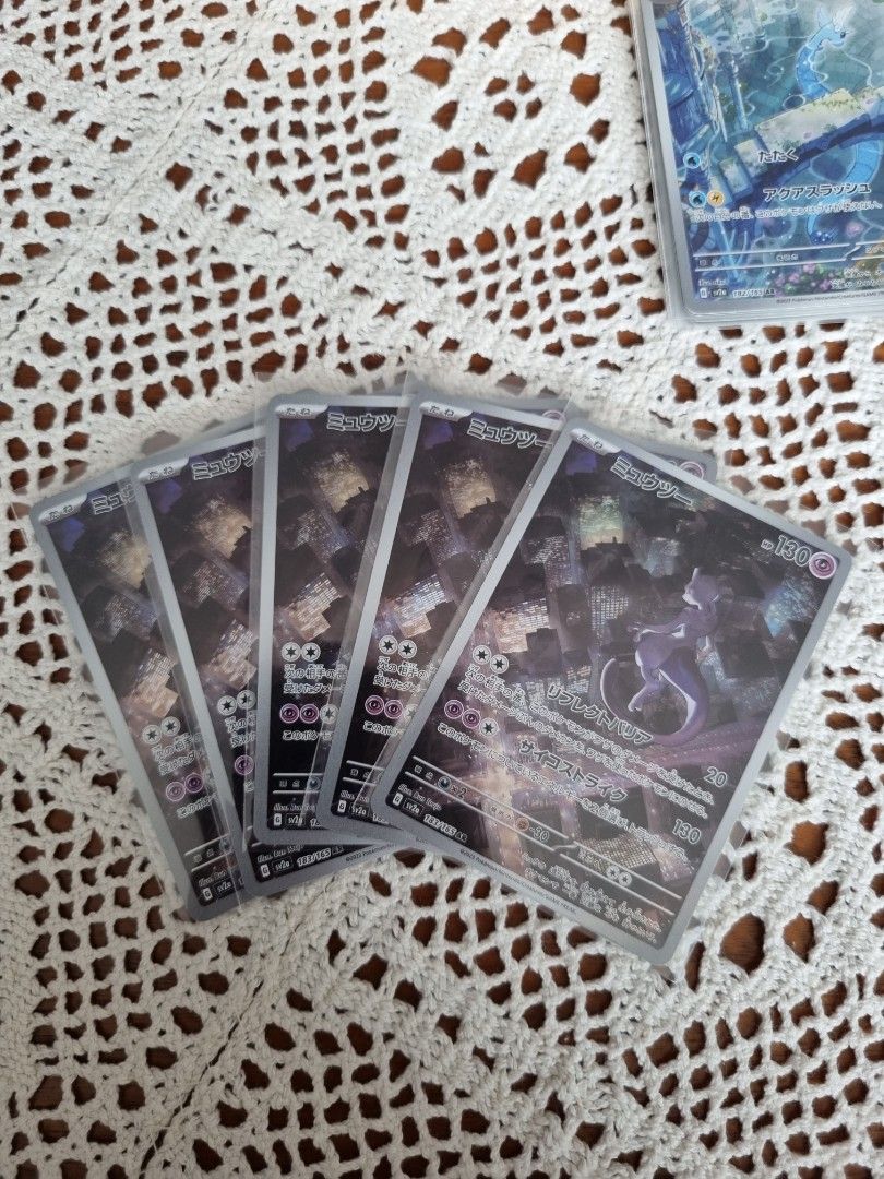 Pokemon 151 Mewtwo AR cards -ptcg tcg, Hobbies & Toys, Toys & Games on ...