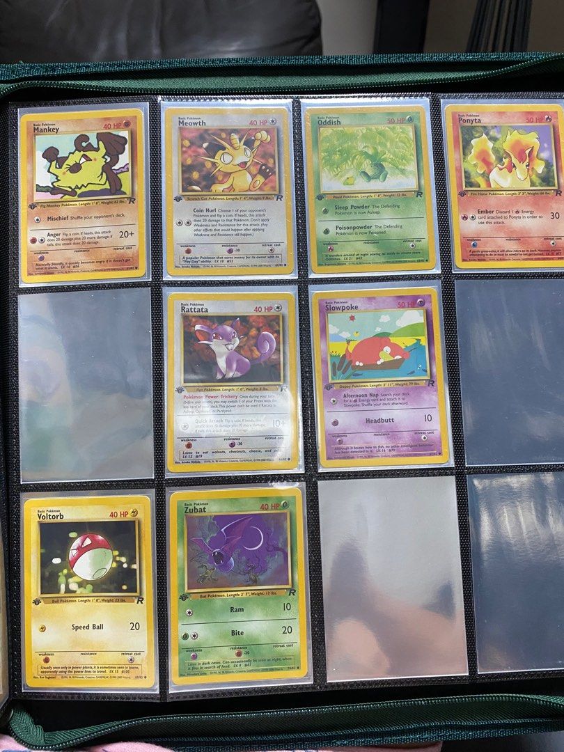 Pokemon Team Rocket 1st edition Vintage Set on Carousell