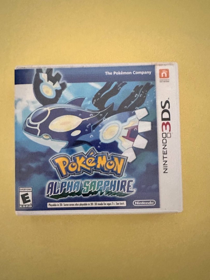 Pokémon Alpha Sapphire Nintendo 3DS game, Video Gaming, Video Games, Nintendo on Carousell