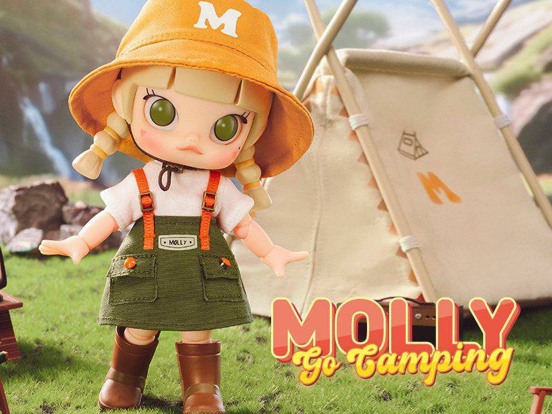 Pop Mart Molly Go Camping Figurine, Hobbies & Toys, Toys & Games on ...