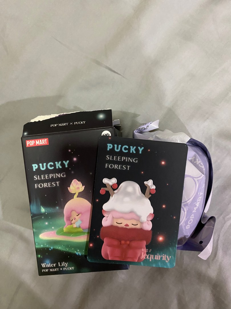 POPMART PUCKY SLEEPING FOREST - Jequirity, Hobbies & Toys, Toys & Games ...