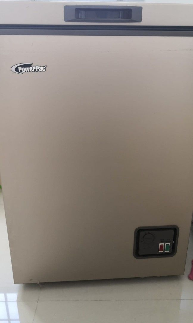 Powerpac Chest Freezer 100L (PPFZ100), TV & Home Appliances, Kitchen ...