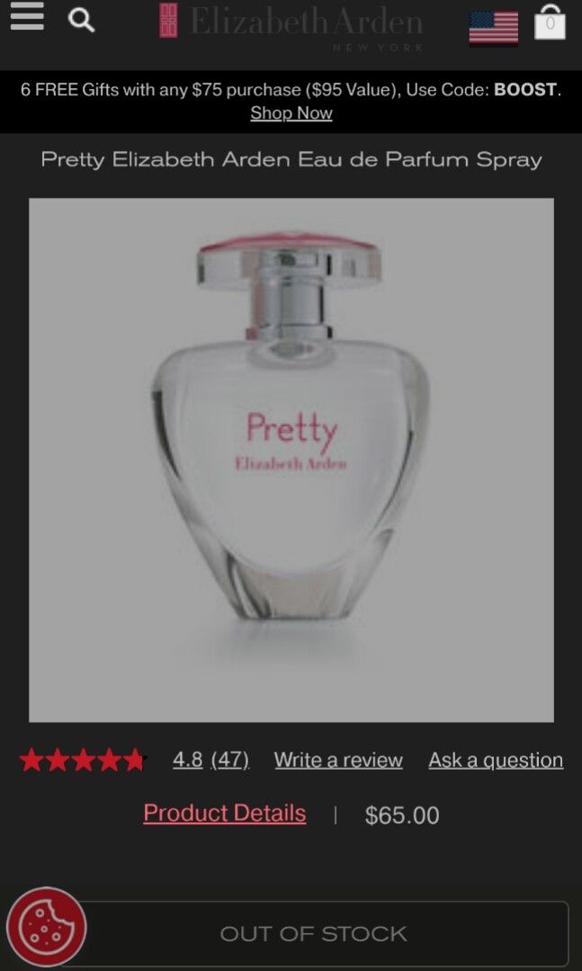 Pretty Elizabeth Arden Eau De Parfum 100ml on Carousell