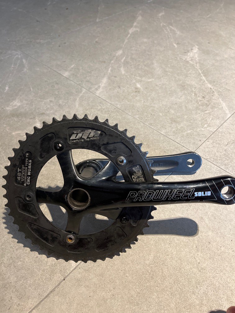 Prowheel crankset, Sports Equipment, Bicycles & Parts, Parts & Accessories on Carousell