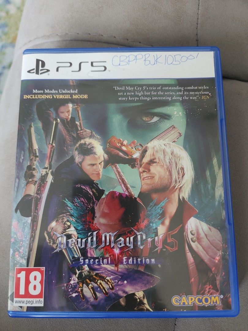 PS5 Devil May Cry 5 Special Edition, Video Gaming, Video Games, PlayStation on Carousell