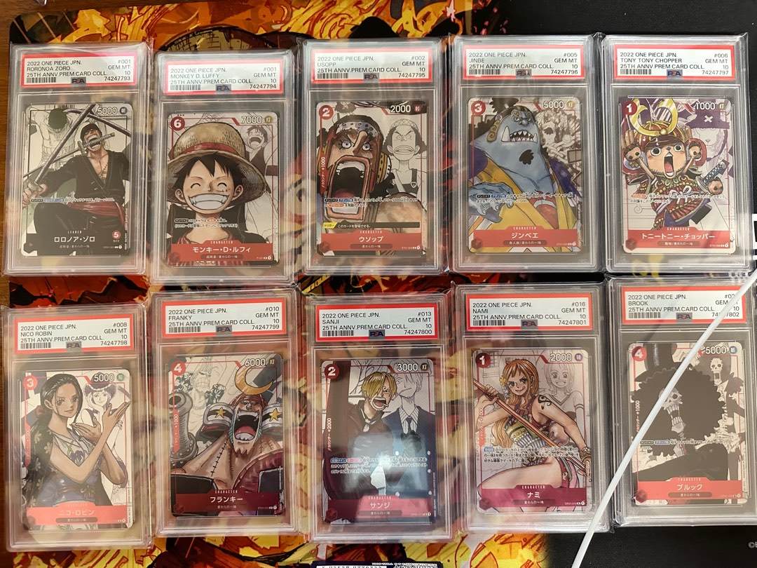 PSA 10 one piece 25th anniversary sequential, Hobbies & Toys, Toys ...