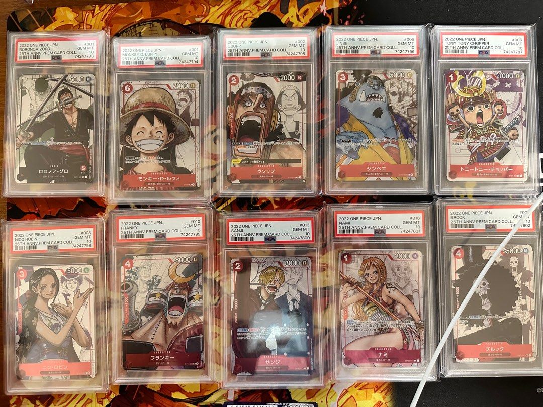 PSA 10 one piece 25th anniversary sequential, Hobbies & Toys, Toys & Games on Carousell