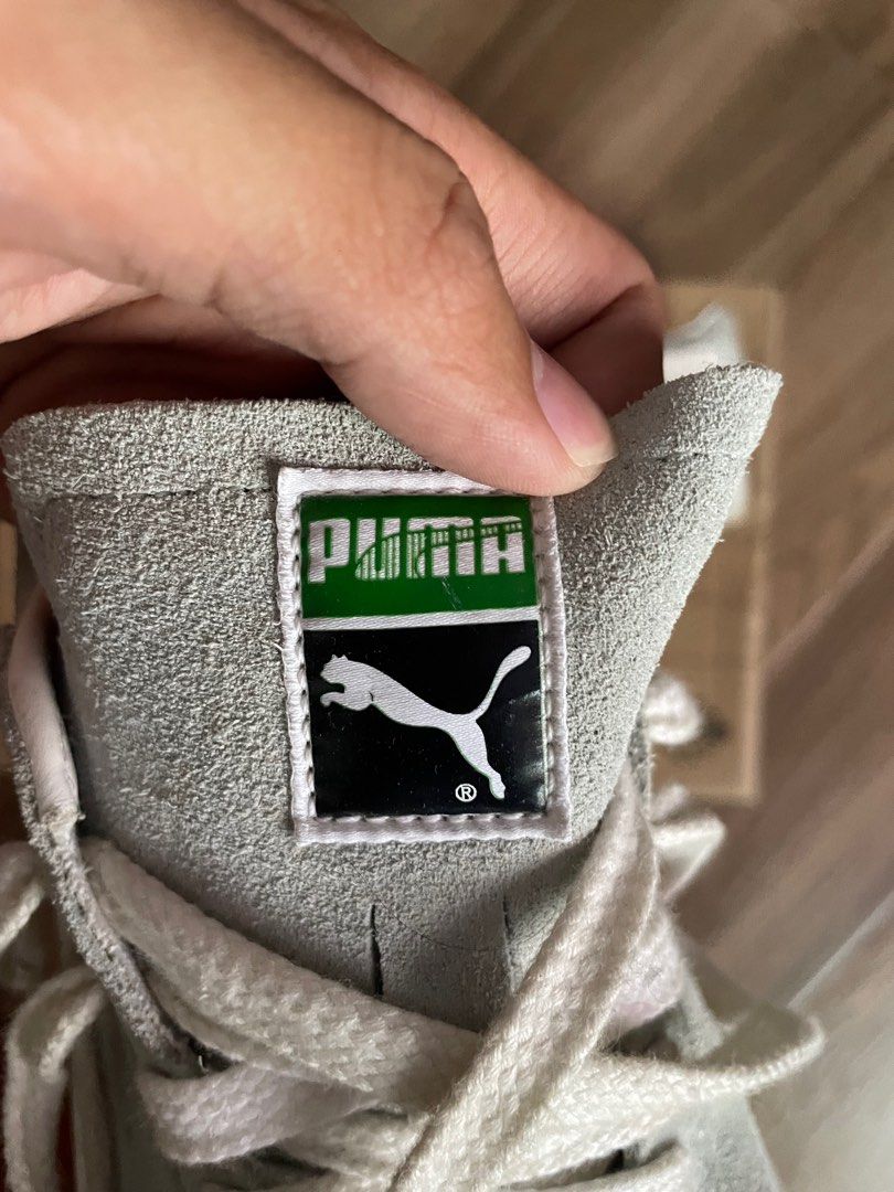 Puma Suede Baby Blue color on Carousell