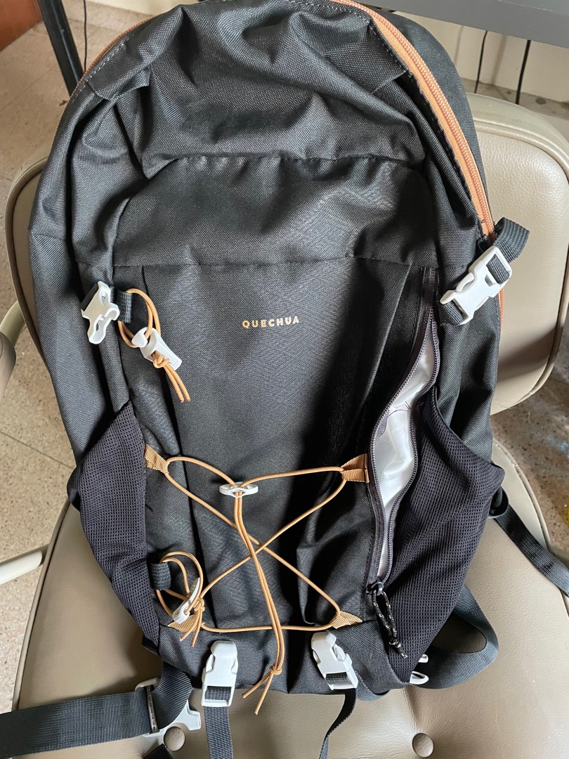 Quechua hiking backpack 30L black, Men's Fashion, Bags, Backpacks on ...