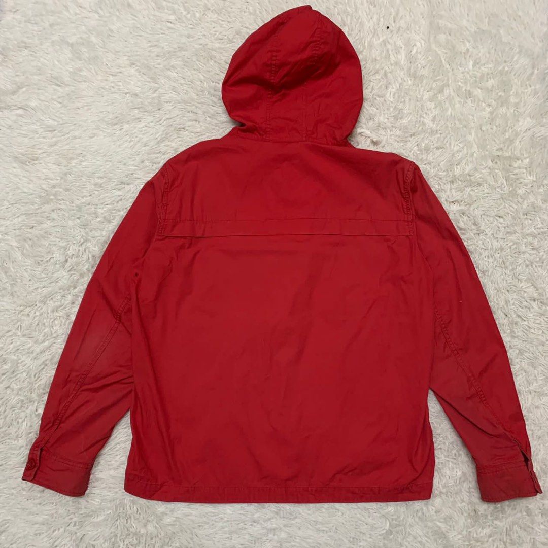 Red Uniqlo Hoodie jacket, Men's Fashion, Coats, Jackets and Outerwear ...