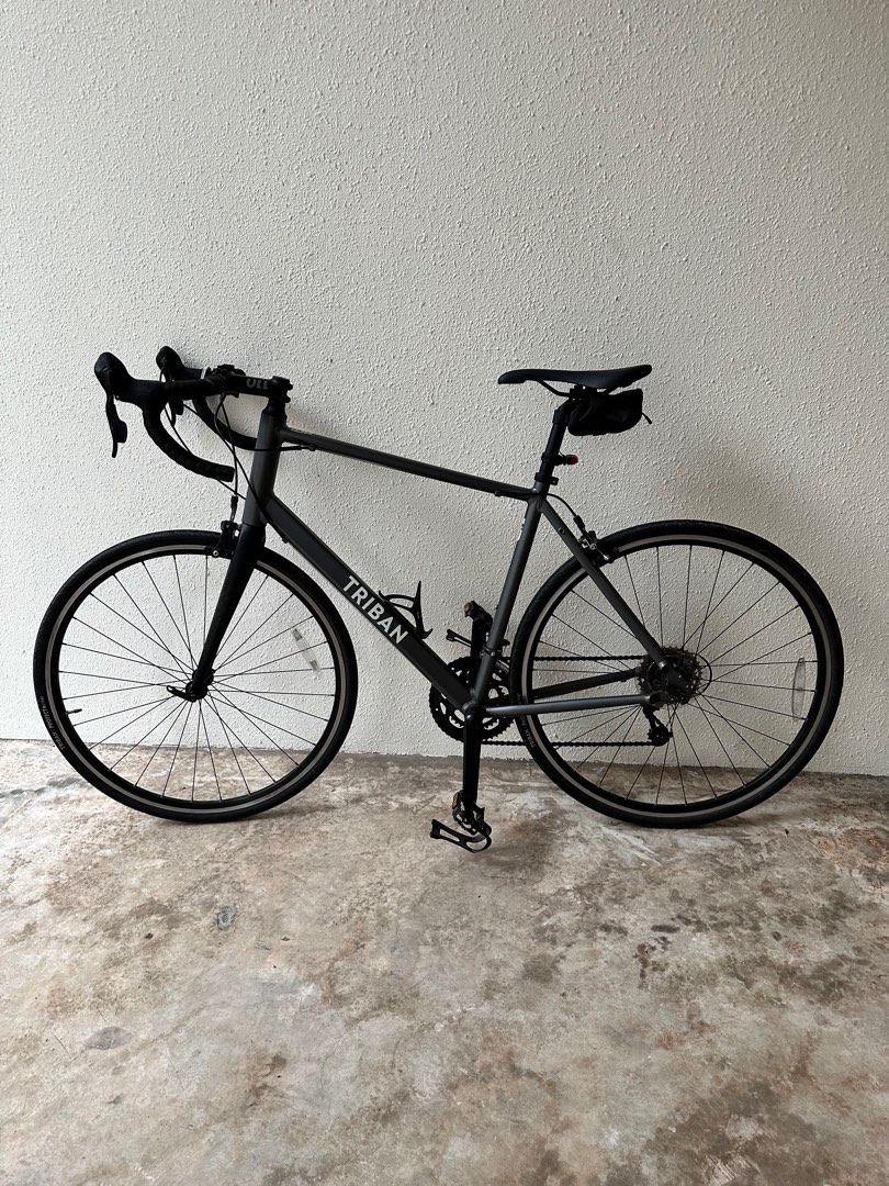 Road Bike Triban RC 120 8 speed - Grey XL, Sports Equipment, Bicycles ...